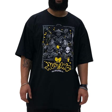 Camiseta Ichiban Wu Tang Saga Preta Ichiban Store