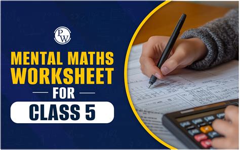 Mental Maths Worksheet For Class 5 Download Pdf