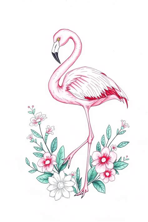 Flamingo Drawings