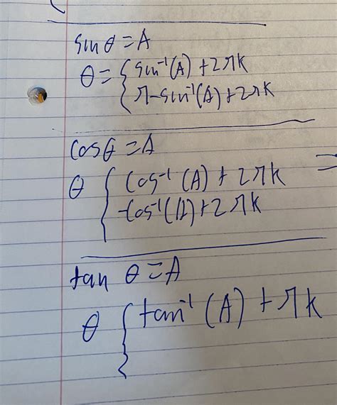[pre Calculus] Missed A Day Of School What Are These Equations Called