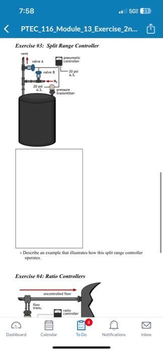 Solved S Split Range Controller Operates Exercise H4 Ratio