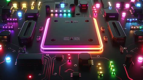 Premium Photo An Abstract Hardware Board