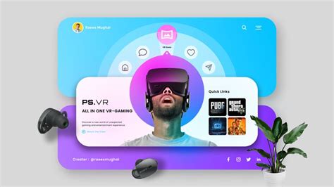 vr website design figma
