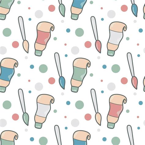 Artist Concept Seamless Pattern Vector Illustration 28669870 Vector Art At Vecteezy