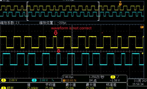 tms320f280049c output waveform is wrong with clb tool c2000 microcontrollers forum c2000™︎