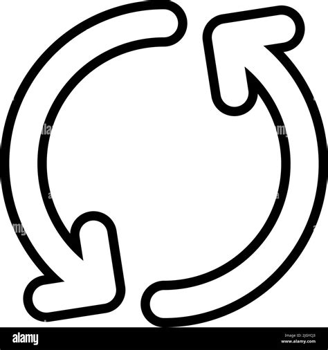 Web Buttons Sync Icon Stock Vector Image Art Alamy