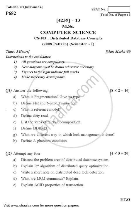distributed database concepts 2012 2013 m sc computer science semester