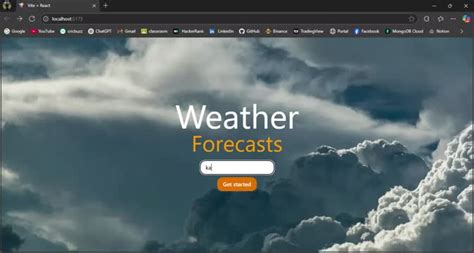 React Tailwindcss Webdevelopment Weatherapp Learningbydoing