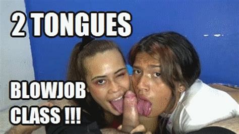 2 Models Tongue Fetish Blowjob Full Hd 240225b Violet Karime Two Tongues Teaching And