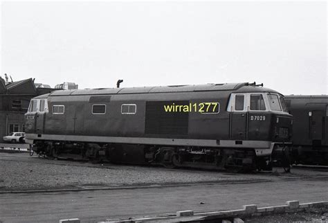 Original Railway Photographic Negative Class 35 D7029 At Swindon Works