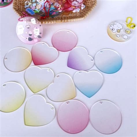 Ucepro บัตรโกะ ชุดทำพวงกุญแจ Diy แผ่นอะคริลิค คลาวด์ พวงกุญแจทำเอง พวงกุญแจอะคริลิค หยดน้ำแบบหยด