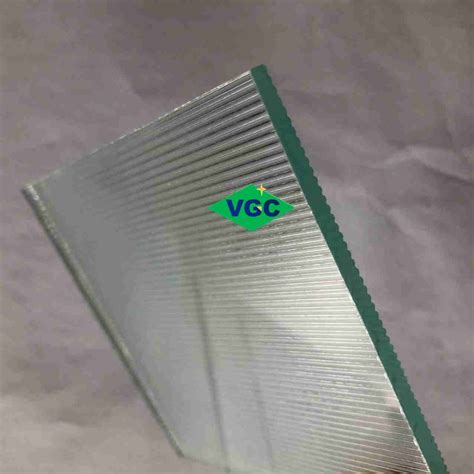 Vgc Good Price Embossed Glass Ribbed Glassmoru Glassfluted Glassflutelite Glass For Window