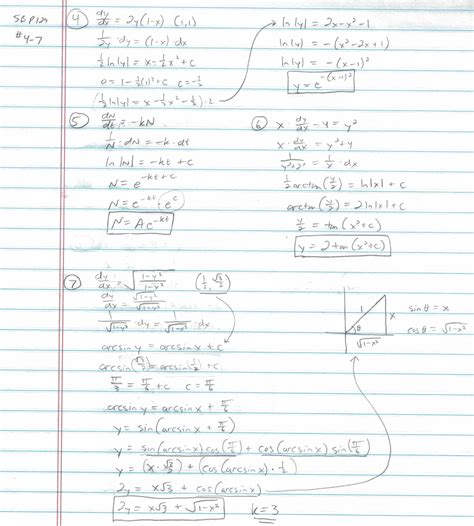 Unit 05 Differential Equations MR URBANC S CLASSROOM