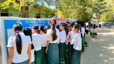 လယ်ဝေးမြို့နယ်၊ မြို့မအခြေခံပညာအလယ်တန်းကျောင်း ခွဲ တွင် လူငယ်ရေးရာ အသိပညာပေး ဟောပြောပွဲနှင့် ပြပ