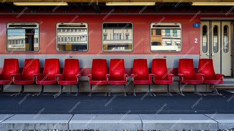 Modern Swiss Train Station Front View In High Definition Premium Ai