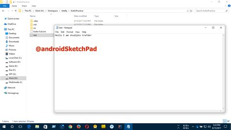 Kotlin File Reader And Writer AndroidSketchpad