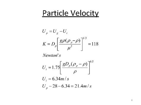 Worked Example Worked Example Of A Dilute Phase