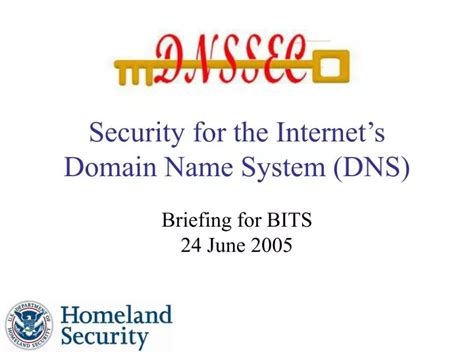 Ppt Security For The Internets Domain Name System Dns Powerpoint Presentation Id 28524