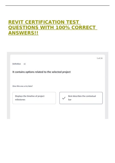 Revit Certification Test Questions With 100 Correct Answers Revit Stuvia Us