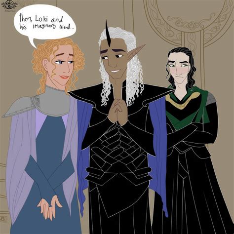 Frigga Embarrassing Loki In Front Of His Husband By Akirayue On Deviantart