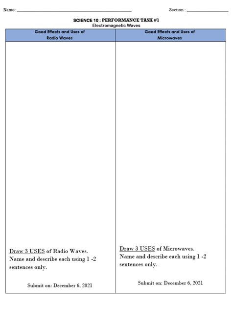 Science 10 Performance Task 1 To 3 And Summative Tests 1 To 3 Pdf