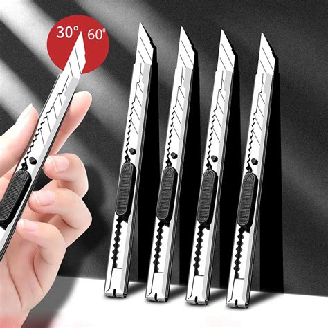 Tofar 자동차 랩 탄소 스티커 데칼 비닐 커터 창 필름 벽지 절단 도구 Diy 틴팅 유틸리티 나이프 5 개 10 개 9mm