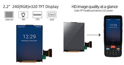 COM22H2P43ULX 2 2 Inch LCD Display 240x320 Transflective LCD Panel For Handheld PDA YOURITECH