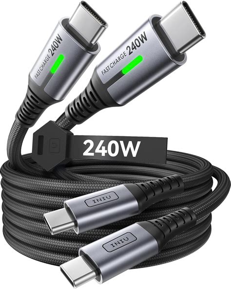 Iniu Usb C To Usb C Cable 240w Fast Charging Type C
