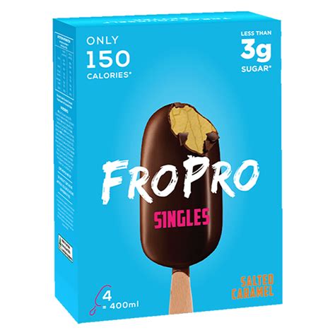 Fropro Singles Salted Caramel 4 Pack Gluten Free Products Of Australia