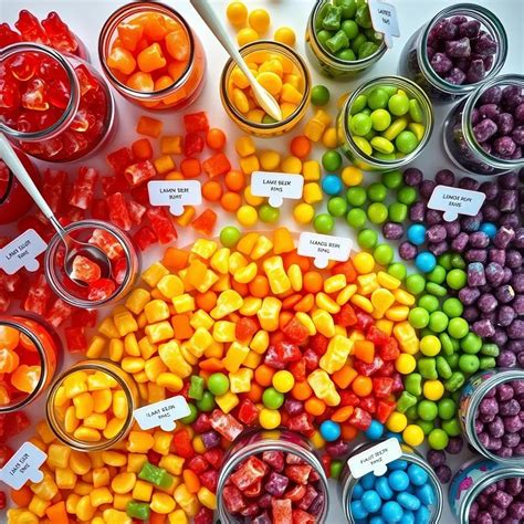 Amazing Rainbow Candy Buffet Ideas Buffet Inspiration
