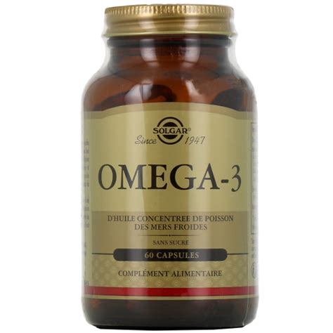 Solgar Omega 3 Fonction Cardiaque