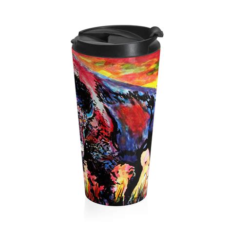 Bison Travel Mug Bramblitt