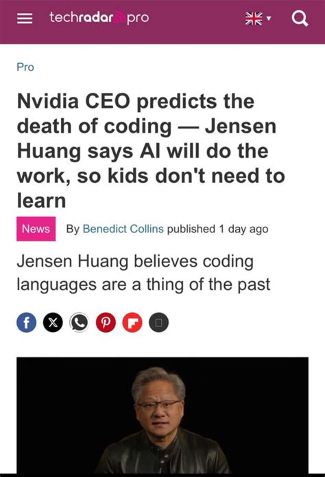 Siddharth Saurav On Linkedin It May Be The Death Of Coding But Not Software Engineering There