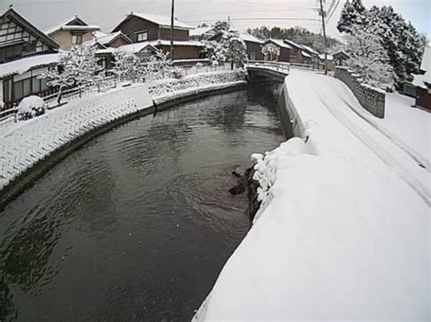 諸橋川本神出橋ライブカメラ 石川県穴水町前波 ライブカメラJAPAN FUJIYAMA
