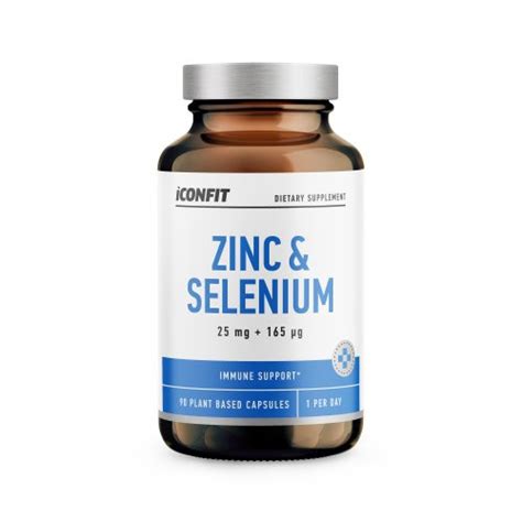 Iconfit Zinc And Selenium Supplement 90 Capsules