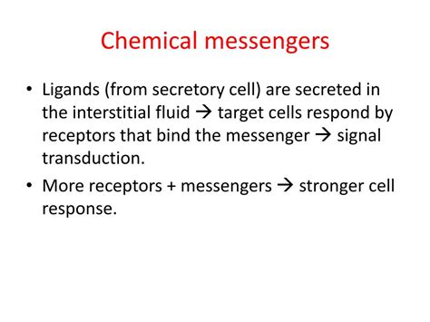 Ppt Chemical Messengers Powerpoint Presentation Free Download Id