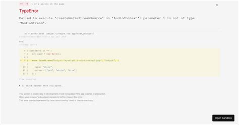 Playing With The Wave Js Package Forked Codesandbox