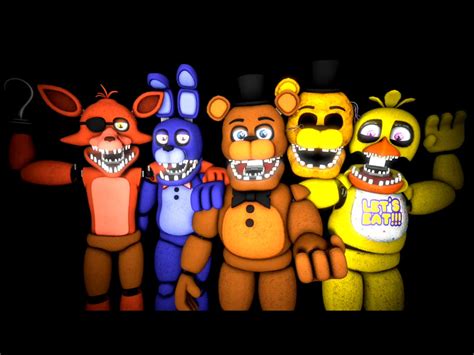 [sfm Fnaf] Unwithered Animatronics Poster By Igem Sfm On Deviantart
