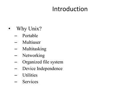 UNIX Module 1 Pdf