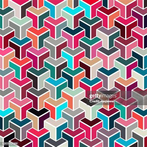 Seamless Cube Pattern Photos And Premium High Res Pictures Getty Images