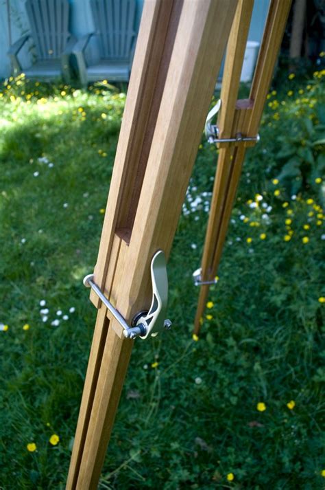 Wooden Diy Tripod With Metal Handles