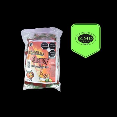 Productos Kosher Kosher Maguen David Kmd Chamoy 20 Bolsitas Individuales Albaricoque