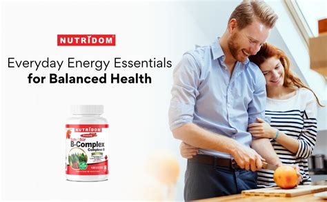 Nutridom Vitamin B Complex 120 Veggie Capsules All Vegan B Vitamins