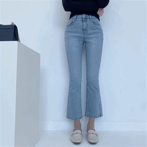 포토샵핏 연청 부츠컷스키니진 에이블리