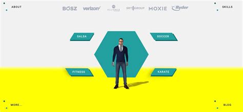 3d Portfolio Created With Javascript And Threejs Threejs