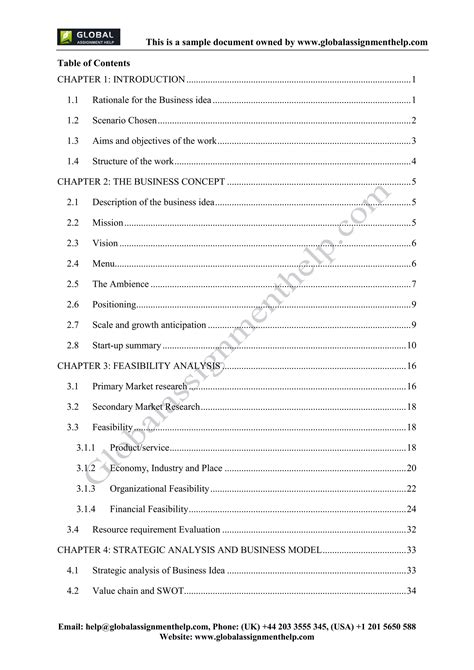 Business Plan Assignment Sample Pdf Business Plan Assignment Sample Pdf