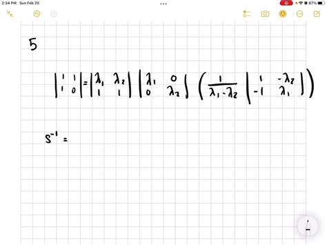 SOLVED Diagonalize the Fibonacci matrix by completing S λ λ λ