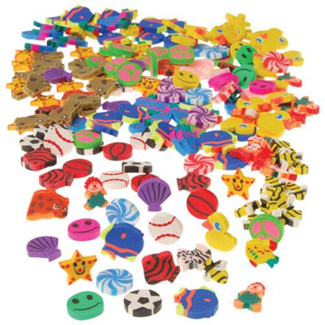 Assorted Mini Erasers Us Novelty