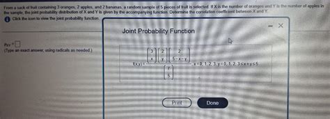 Solved From A Sack Of Frut Containing 3 Oranges 2 Apples