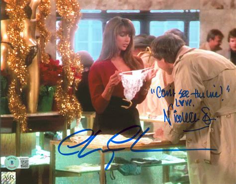 Chevy Chase And Nicolette Scorsese Signed National Lampoons Christmas
